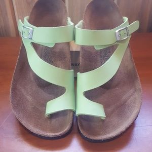 Birkenstock | Shoes | Birkis By Birkenstock Green Sandals Size 376 ...